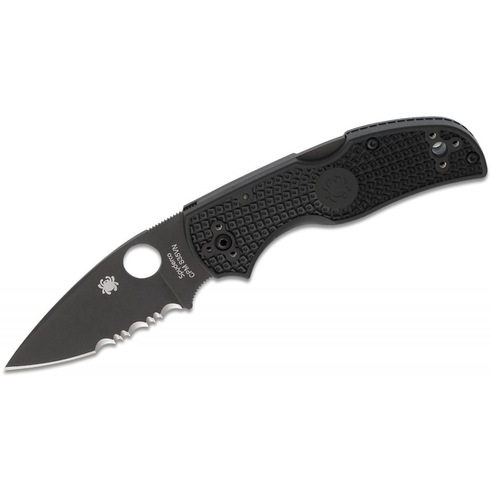 Spyderco Native 5 Lightweight C41PSBBK5 – Black FRN with Black S35VN ...