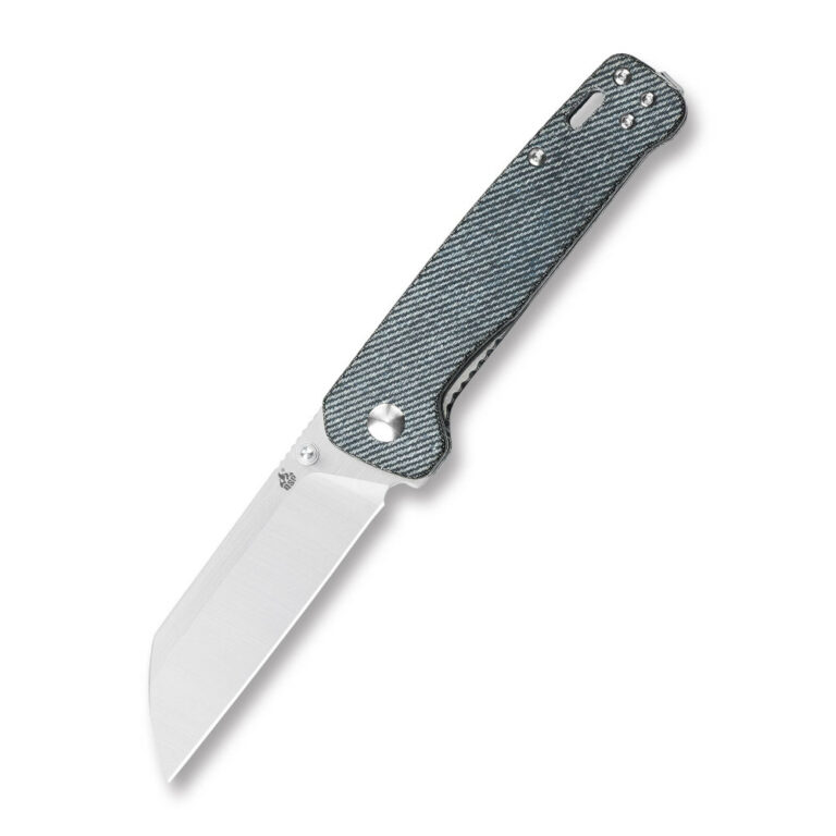 QSP Penguin QS130-B, Blue Jean Micarta Handle – Knife Depot