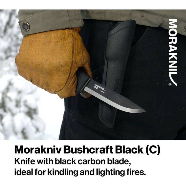 Morakniv Bushcraft BlackBlade™ (C) Black (12490) | Knife Depot Australia