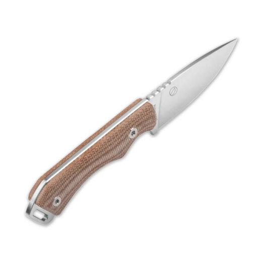 QSP Workaholic QS124-A Fixed Blade Knife, Brown Micarta Handle | Knife ...