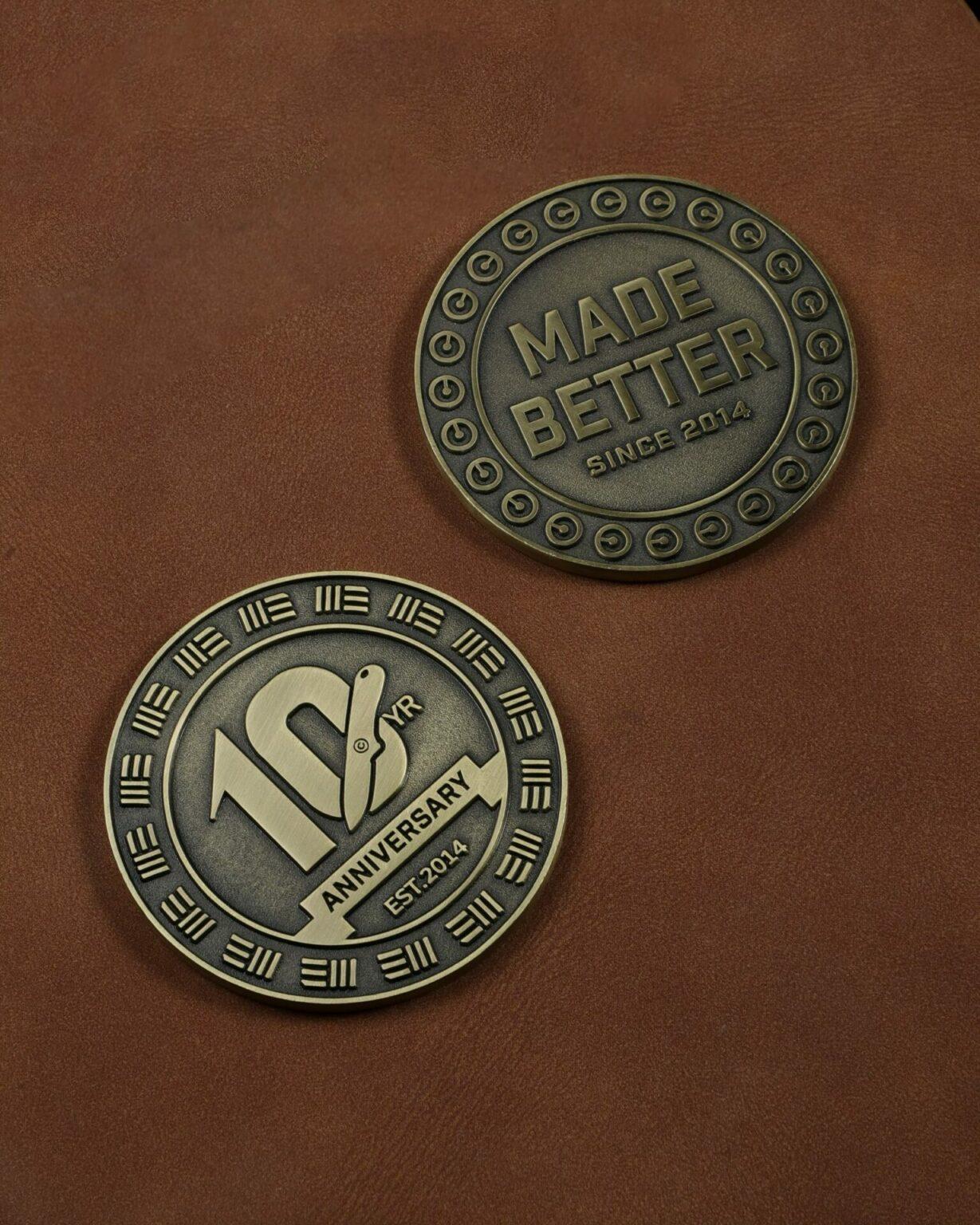 WE Knife 10th Anniversary Coin | Knife Depot Australia