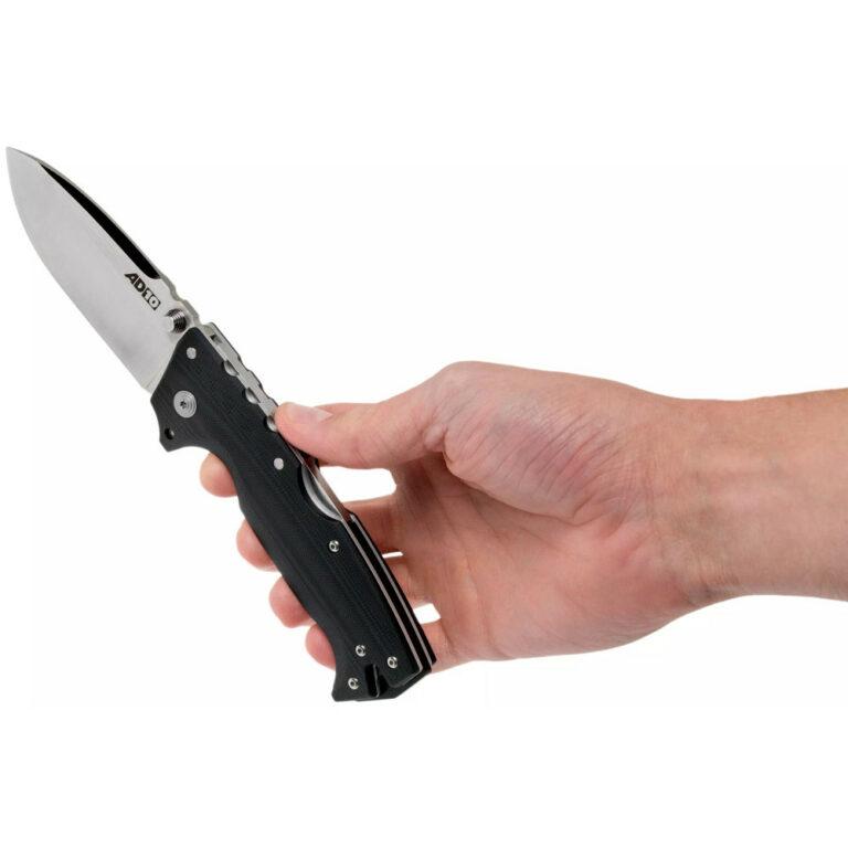 Cold Steel AD-10 Folding Knife 3.5″ S35VN Drop Point Blade, Contoured ...