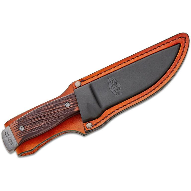 Schrade Old Timer Frontier Fixed Blade 131OTF + Leather/Injection ...