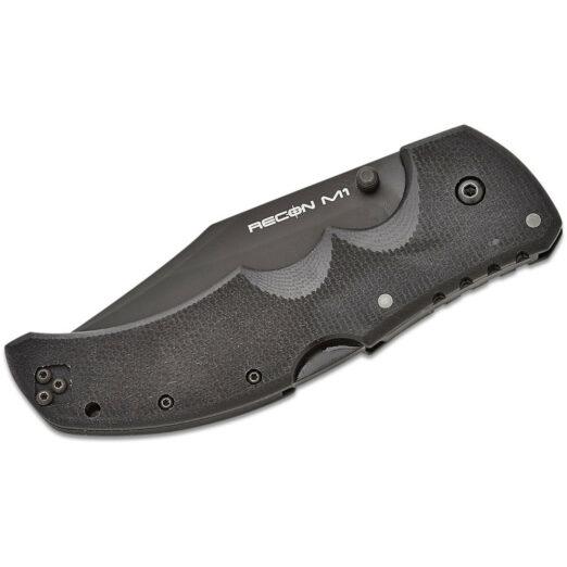Cold Steel Recon M1 Tri-Ad Lock 4″ Black Stonewashed Magnacut Blade ...